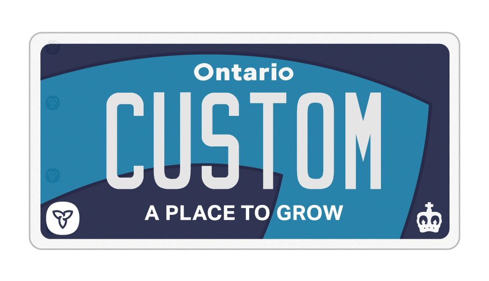 Ontario Custom License Plates – The Original Plate Guys