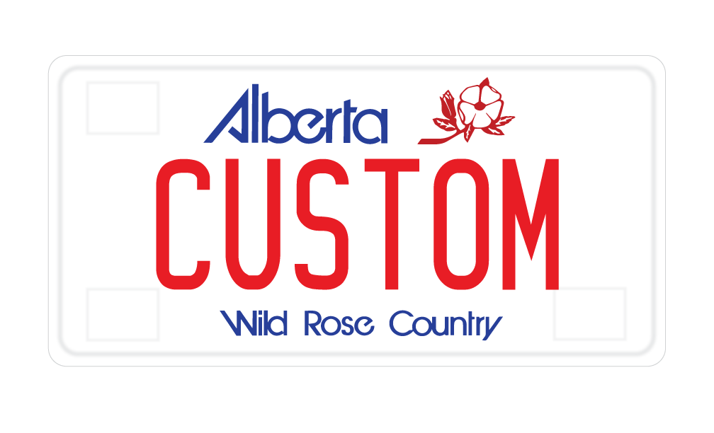 Alberta Custom License Plates – The Original Plate Guys