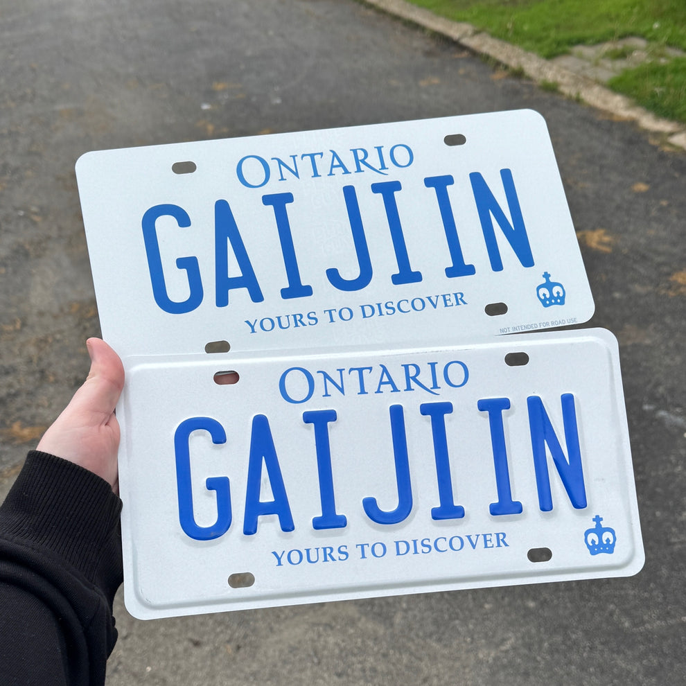 Custom Ontario License Plates – The Original Plate Guys