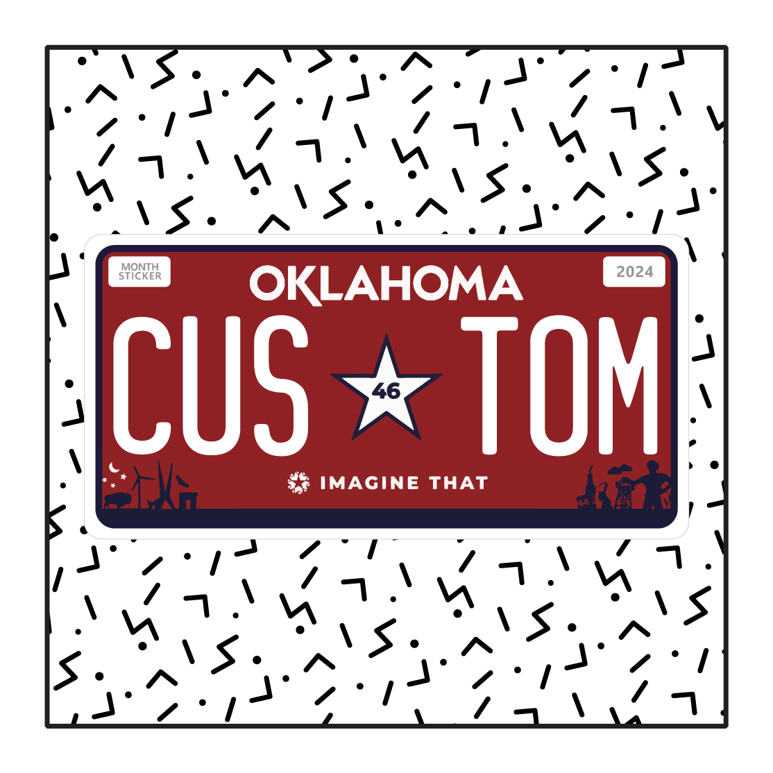 Custom Oklahoma License Plates – The Original Plate Guys