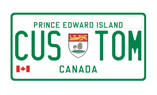 PEI Custom License Plates – The Original Plate Guys