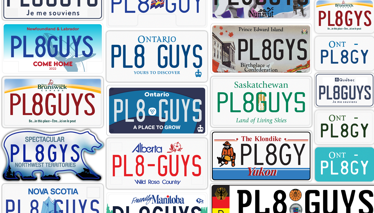 Custom License Plates – The Original Plate Guys
