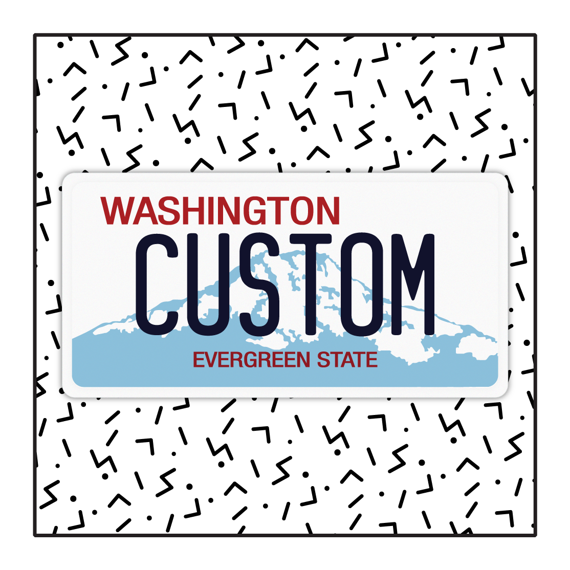 Custom Washington License Plates – The Original Plate Guys